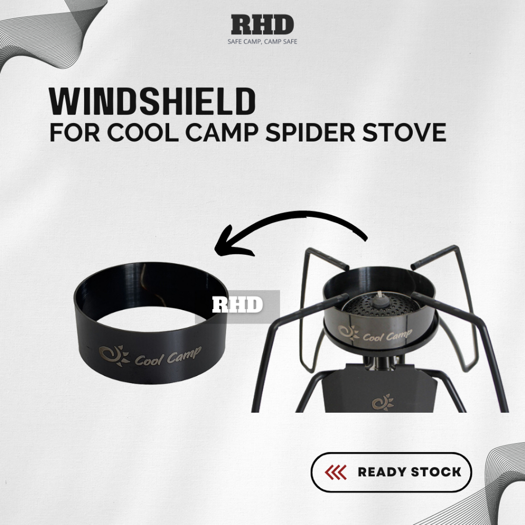 Windshield for Spider Stove Camping Outdoor Portable Compact Dapur Soto ...