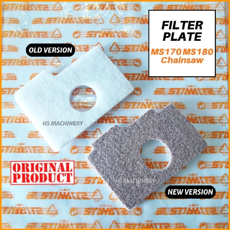 Original MS170 MS180 Air Filter Plate Spong Span Filter Chainsaw ...