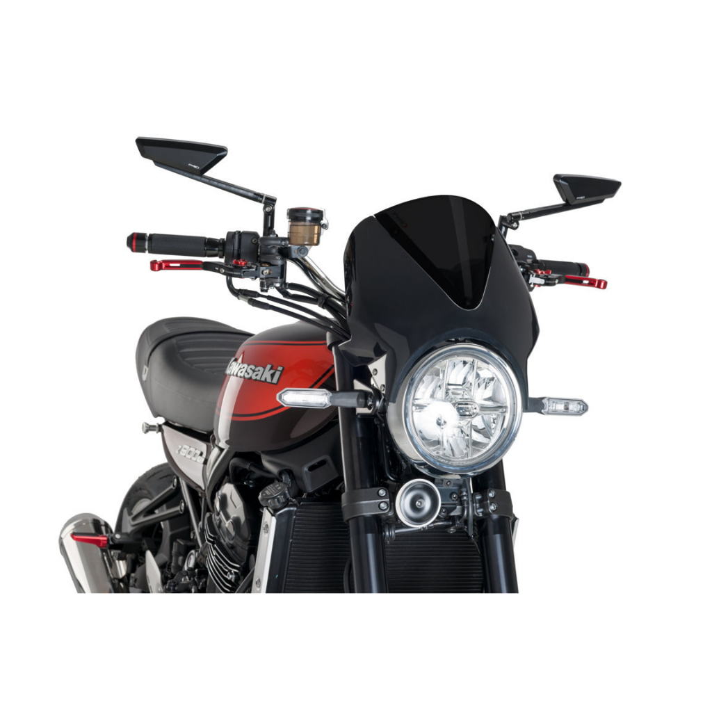 PUIG WINDSHIELD VISION FOR KAWASAKI Z900RS (Dark Smoke) | Shopee Malaysia