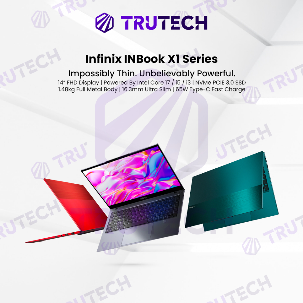 Infinix INBook X1 Series [Intel i3/8GB+256GB | Intel i5/8GB+512GB ...