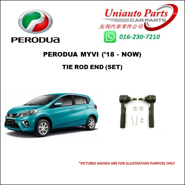 PERODUA MYVI ('18 - NOW) TIE ROD END (SET) | Shopee Malaysia