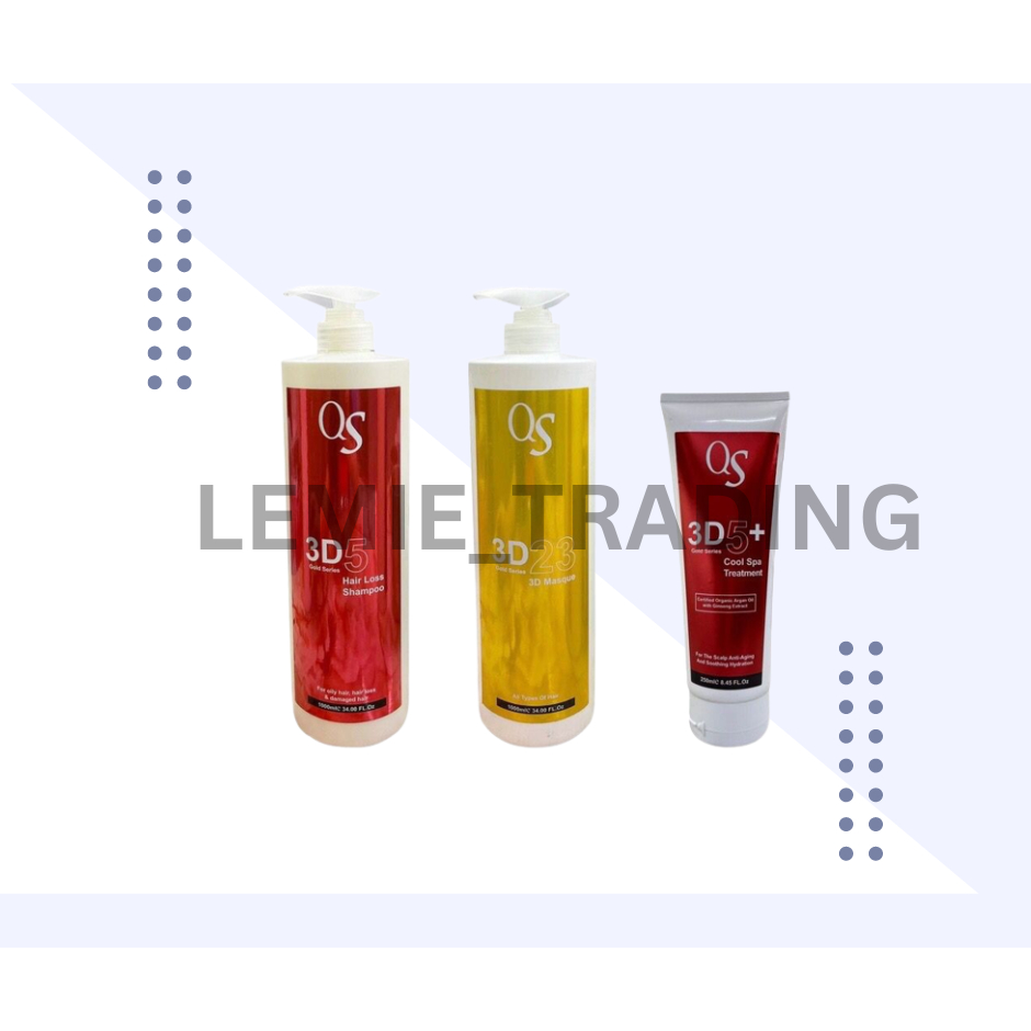 Qs 5 Hair loss Shampoo + Qs 23 Masque + Qs 5s Scalp Treatment (Set ...