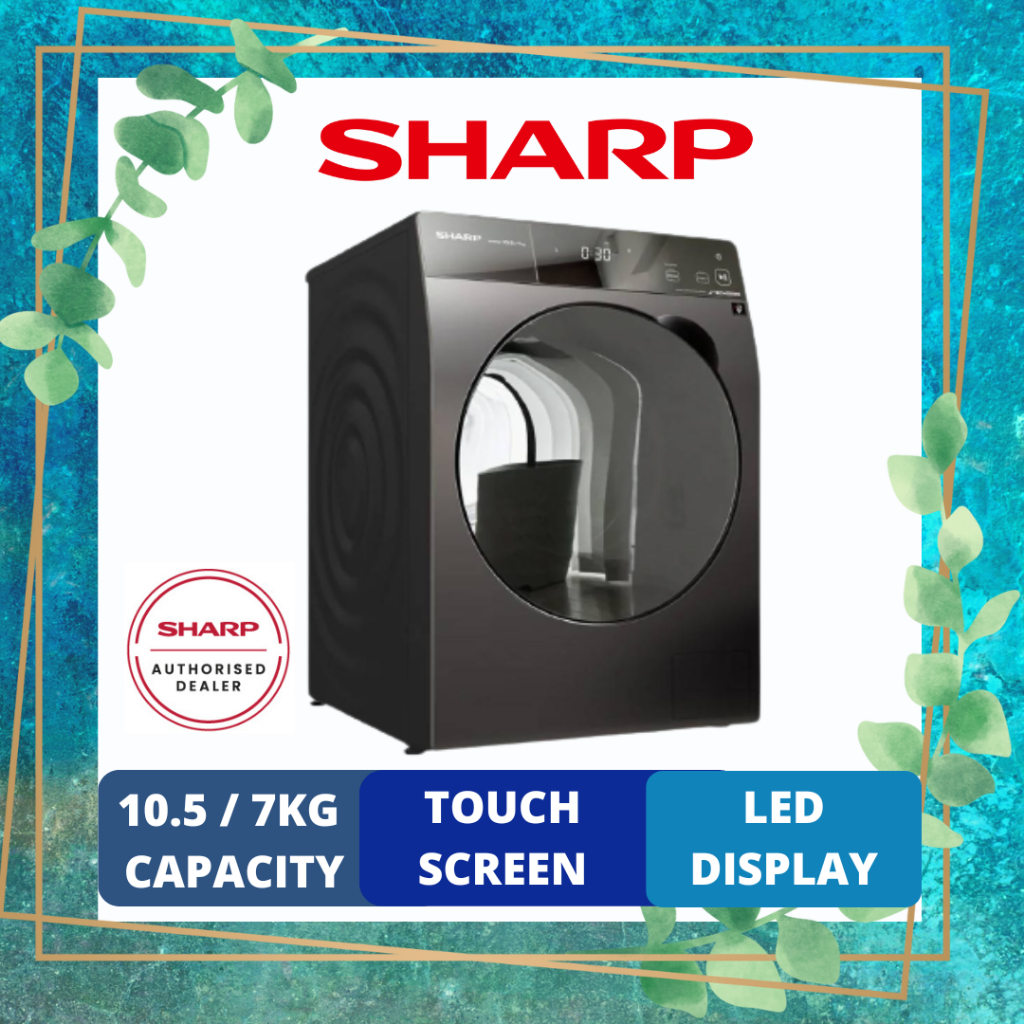 Sharp Pro-Flex 2-in-1 Inverter Front Load Washer Dryer | Hygiene Wash ...