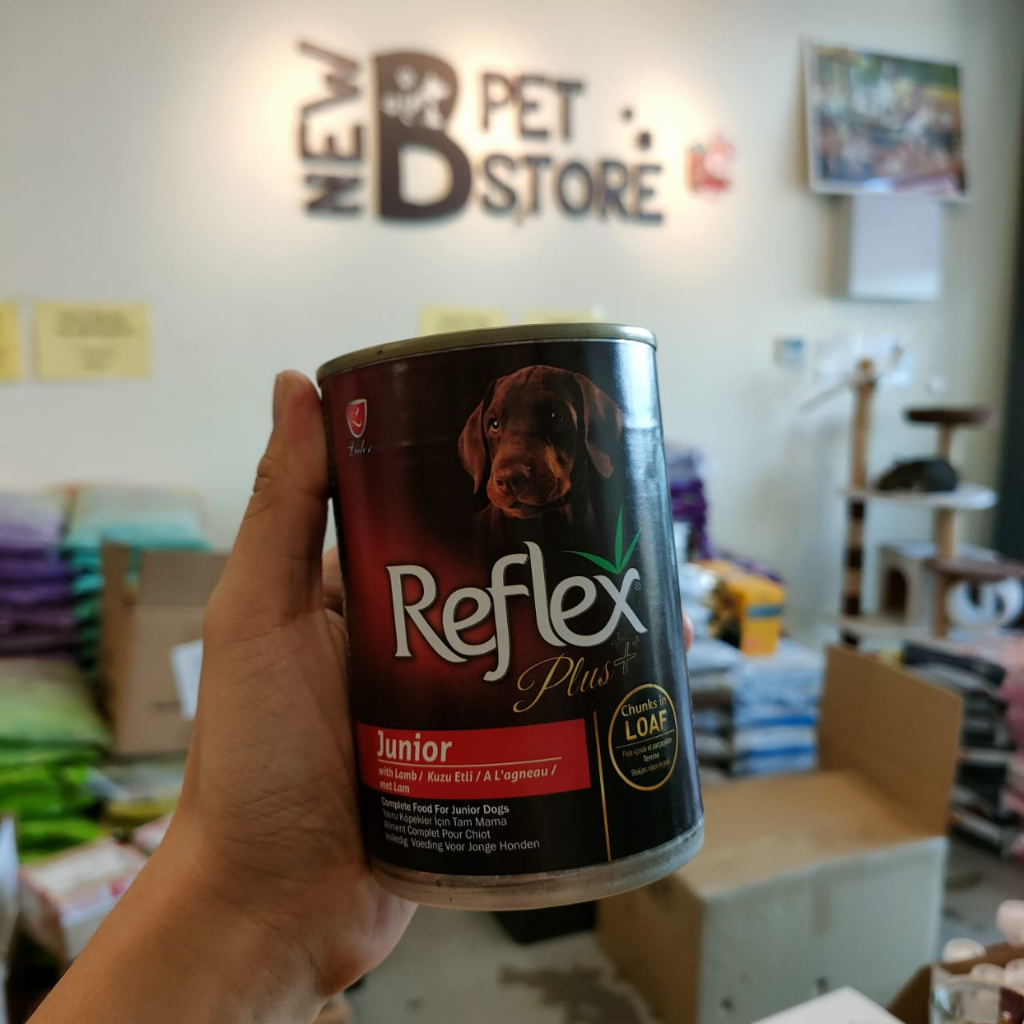 REFLEX PLUS DOG CAN FOOD (400G) JUNIOR LAMB / CHICKEN (PREMIUM DOG WET ...