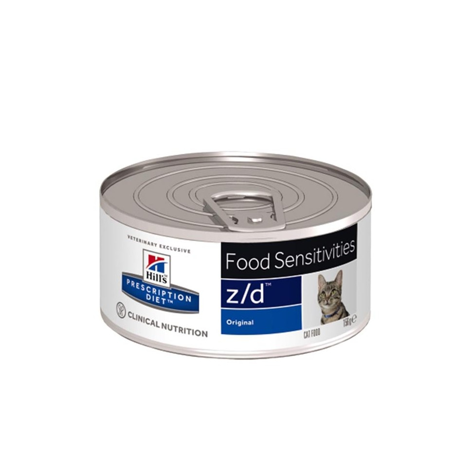 Hill's Prescription Diet - z/d Feline Wet Food Pate Original Flavour (156g x 6 cans) | Shopee ...
