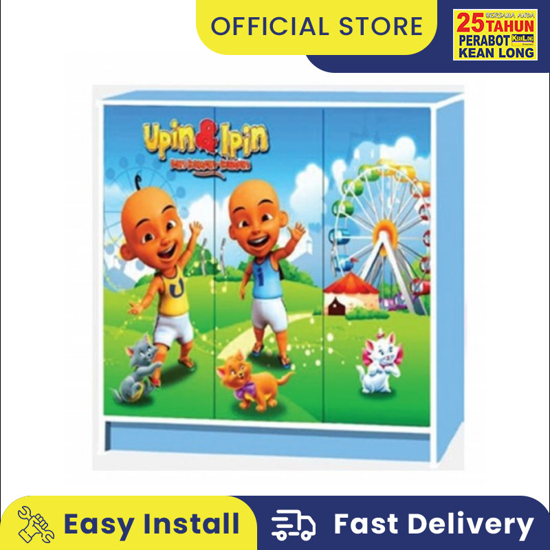 KLSB 4FT 3 Door Cartoon Cabinet / Kids Cartoon Cabinet / Children ...