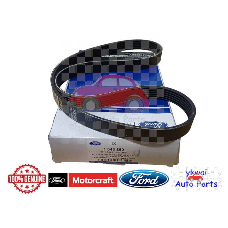 Genuine Ford Fan Belt for Ford Fiesta 1.4/1.5/1.6/Ford Kuga 1.6 - AE8Q ...