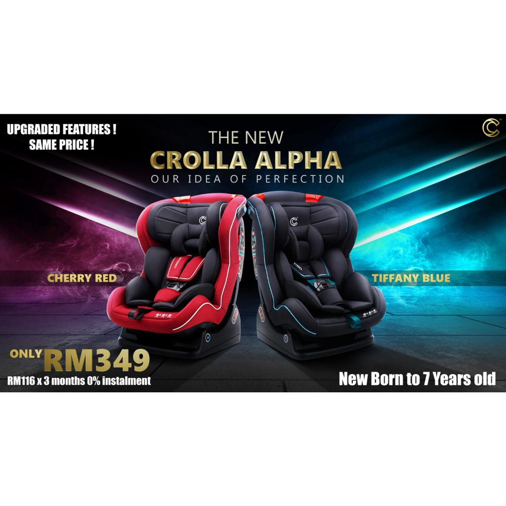 Crolla Alpha Baby Carseat | Shopee Malaysia