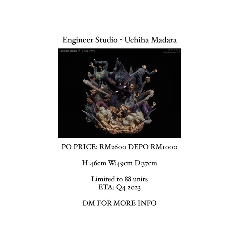 Engineer Studio - Uchiha Madara | Shopee Malaysia Engineer Studio - Uchiha Madara | Shopee Malaysia
