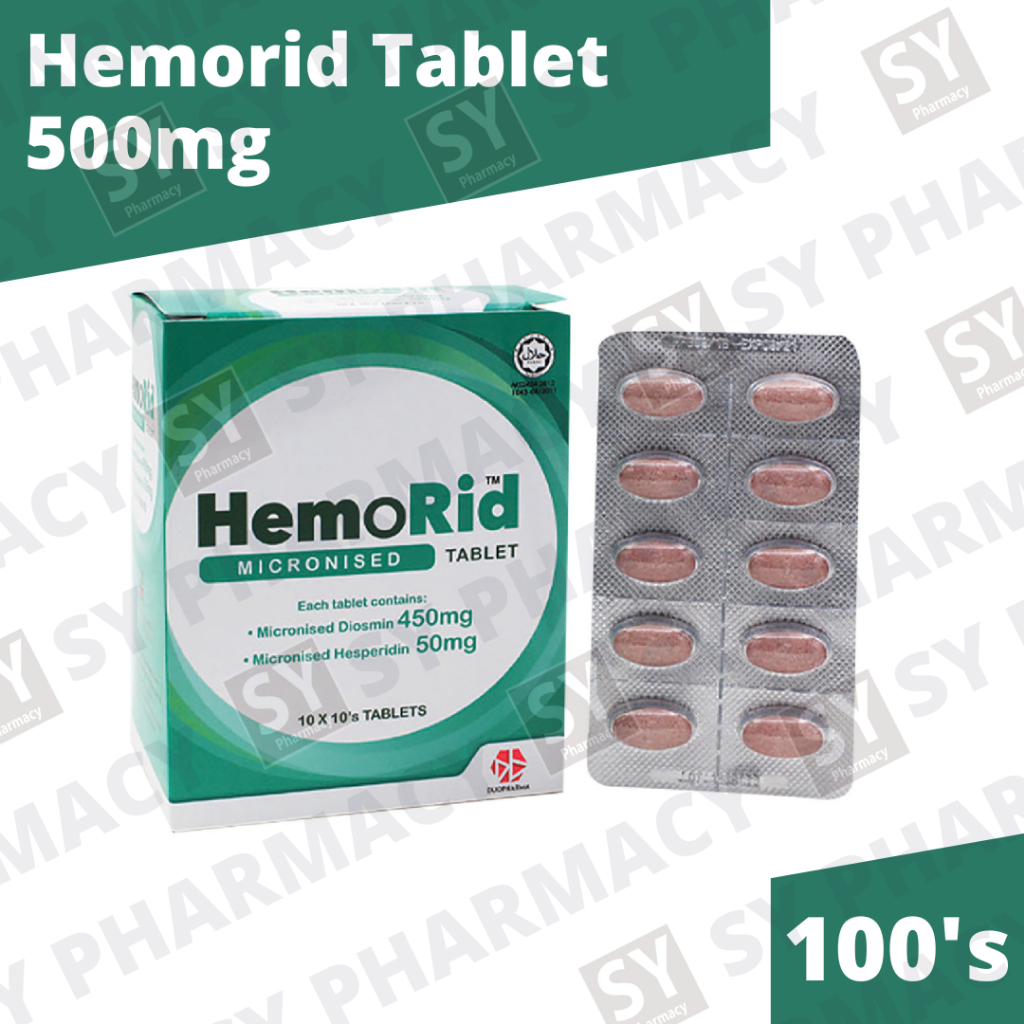 Hemorid Tablet 10x10's (Exp: 04/2026) | Shopee Malaysia