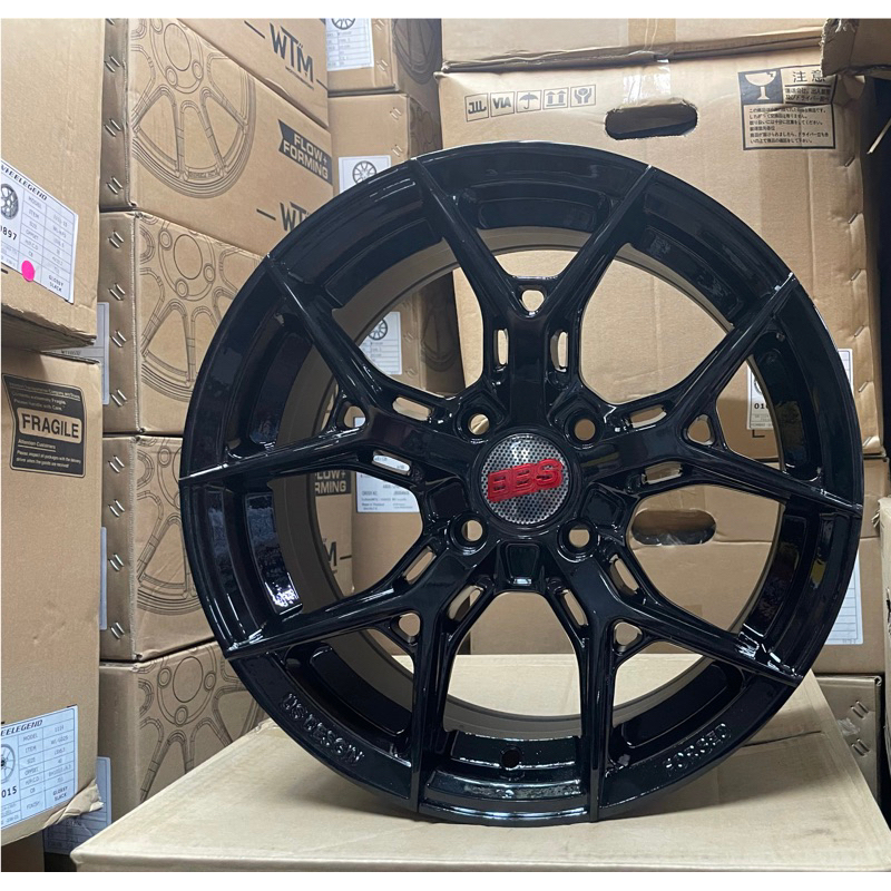Rotiform HF-5 - 15 inch 6.5jj offset38 4x100 SUPPER GLOSS BLACK ...