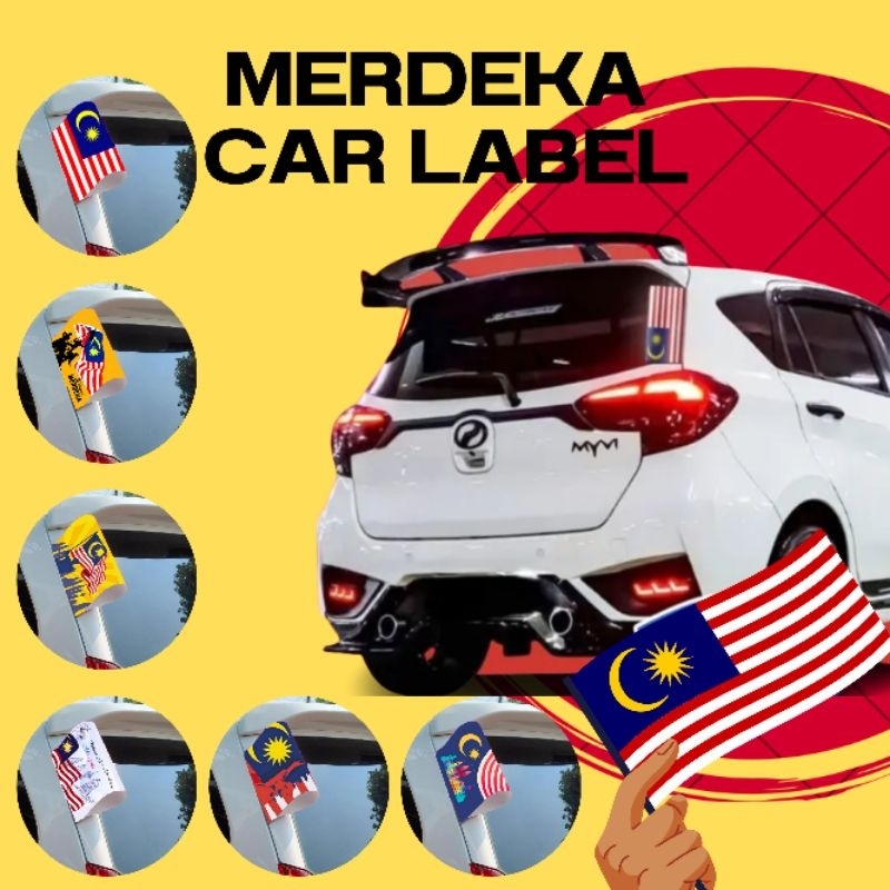 Malaysia Car Label Sticker Viral Merdeka | Shopee Malaysia
