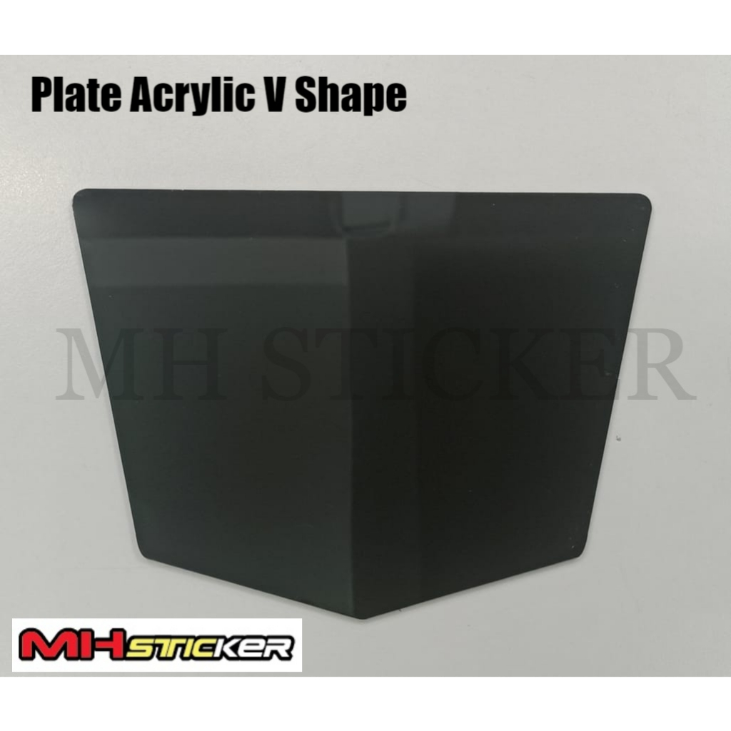 Motor V special Shape Acrylic Papan Plate | Shopee Malaysia