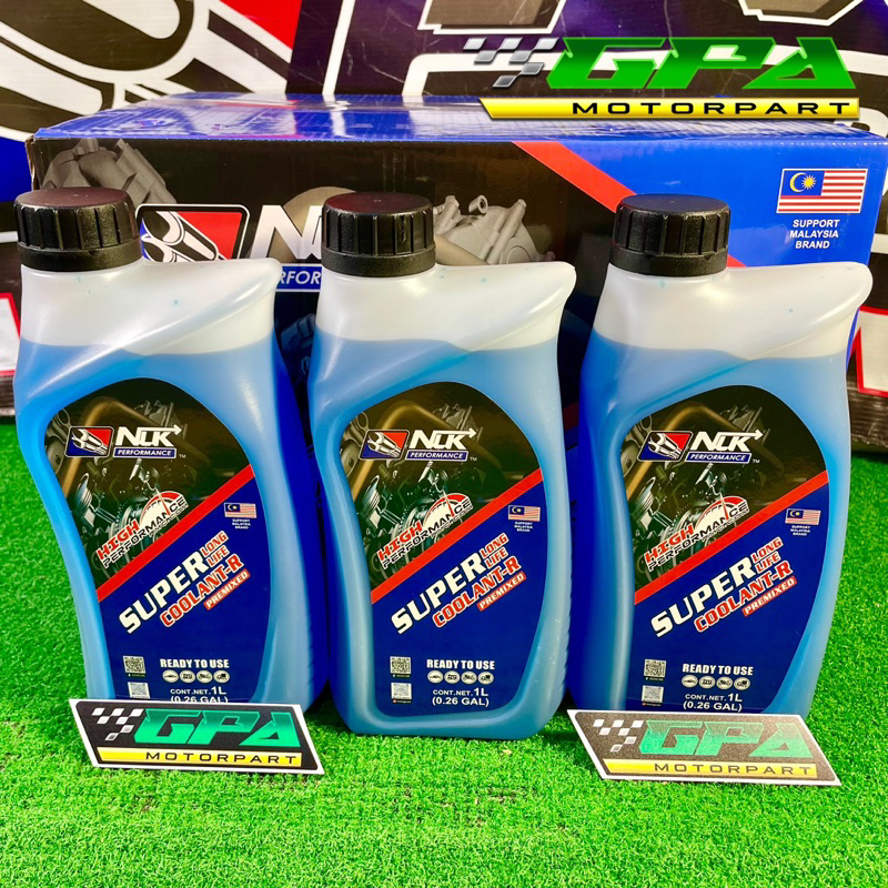 NLK PERFORMANCE COOLANT PREMIXED 1LITER KERETA LORRY MOTORCYCLE ...