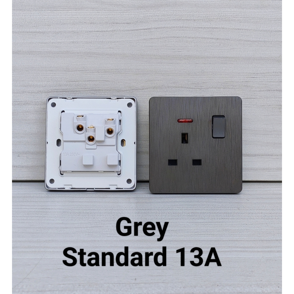 Malaysia Socket 13A Universal 15A Usb Type-C Water Heater Switch White ...