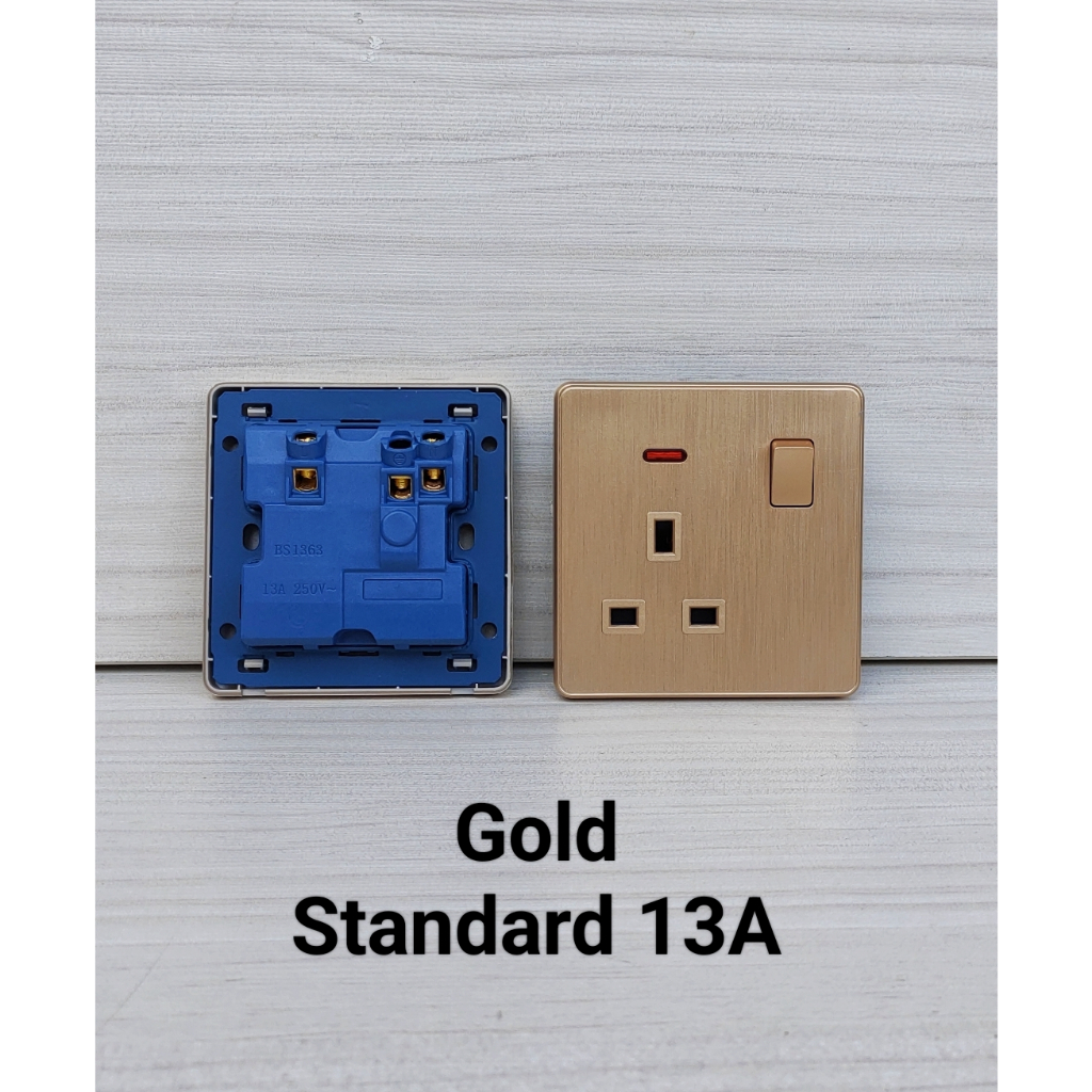 Malaysia Socket 13A Universal 15A Usb Type-C Water Heater Switch White ...