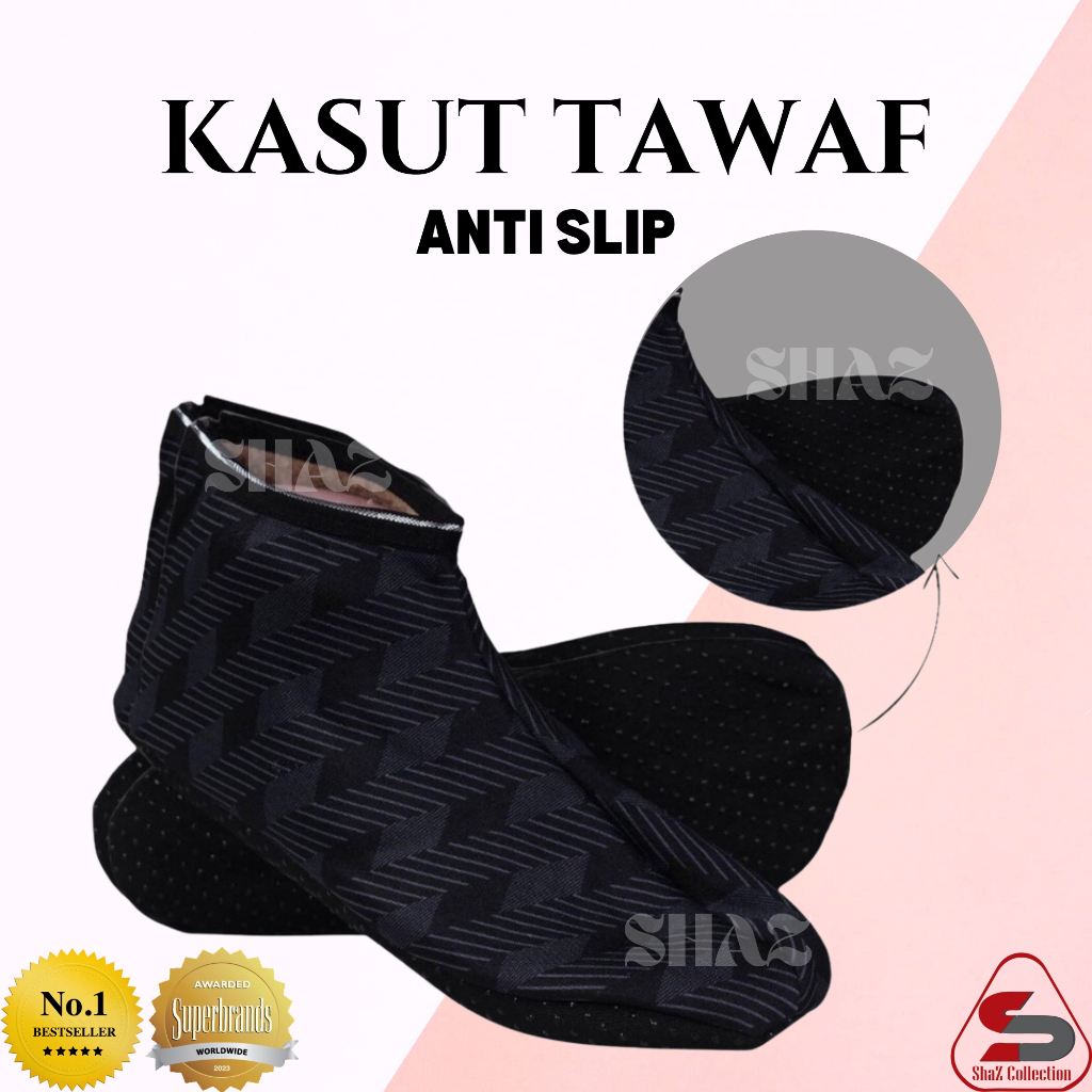 Kasut/Stokin Tawaf Umrah Dan Haji Size Tinggi (MUSLIMIN & MUSLIAMAH ...
