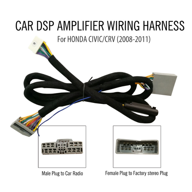 HONDA #9 PLUG & PLAY OEM CABLE SOCKET for DSP Wiring Harness 125CM ...