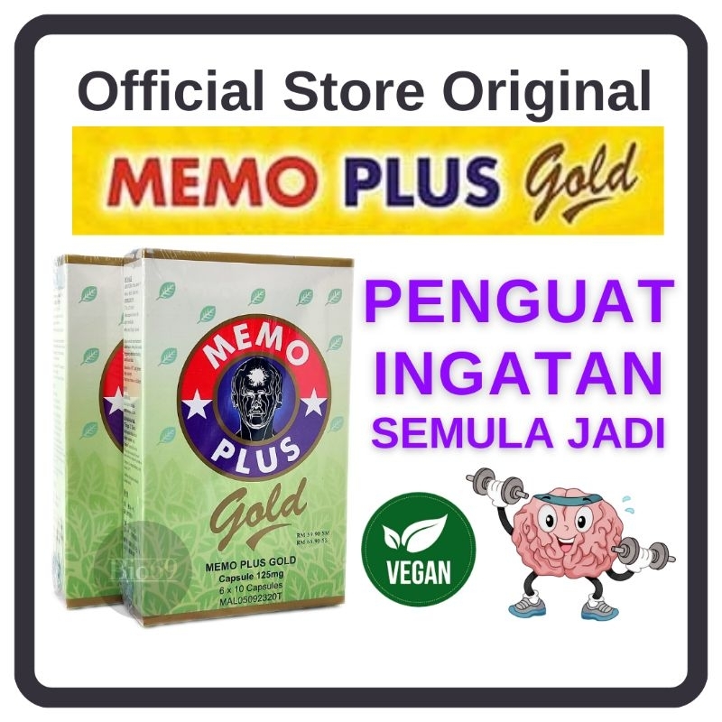MEMO PLUS GOLD 60's HALAL. KKM Approved. OFFICIAL 100% ORIGINAL ...