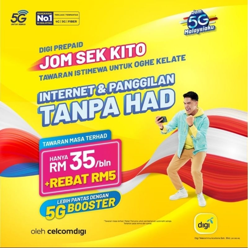Digi Prepaid Next Simcard (Pilih nombor 4 digit last) | Shopee Malaysia