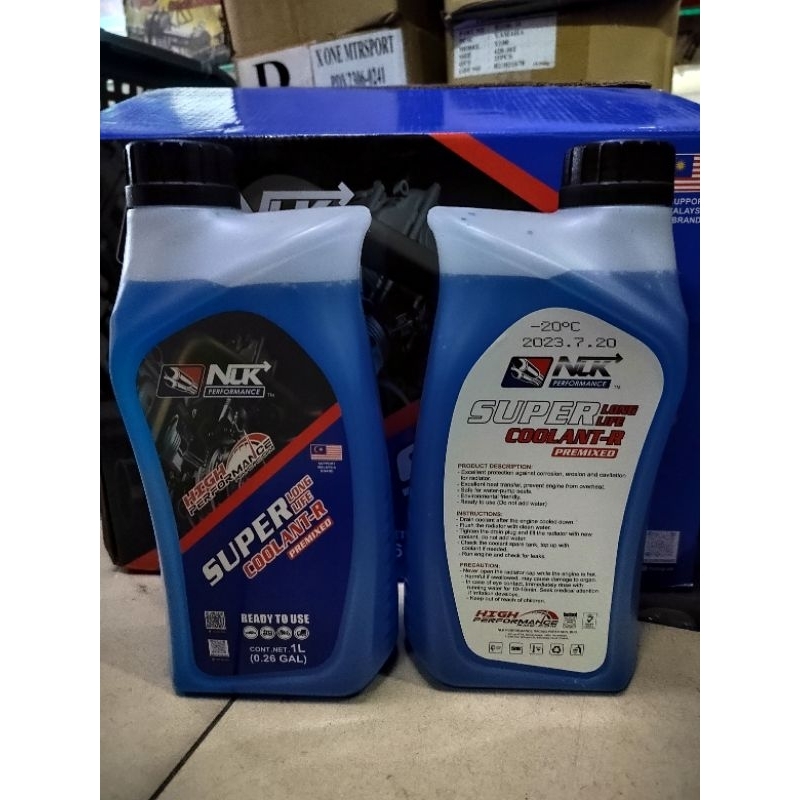 NLK RACING COOLANT RADIATOR SUPER LONG LIFE BLUE 💯👍 | Shopee Malaysia