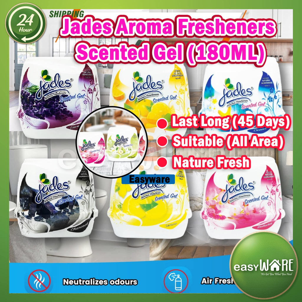 EASYWARE 2023 LOCAL BRAND MALAYSIA Jades Aroma Fresheners Scented Gel ...