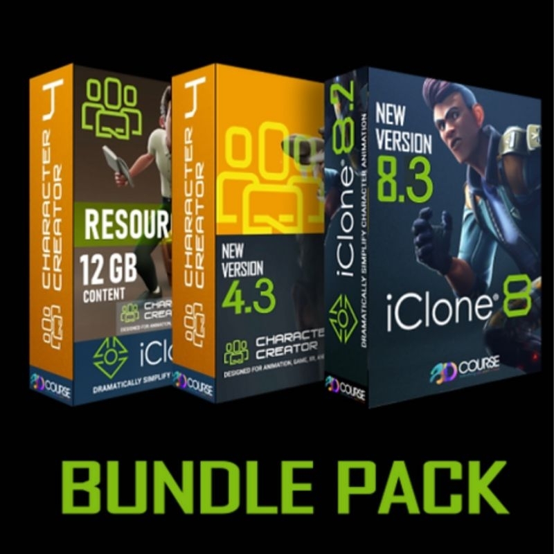 Reallusion Software] [iClone 8.3 +CC4.3 + Resource Pack / Bundle Pack ...