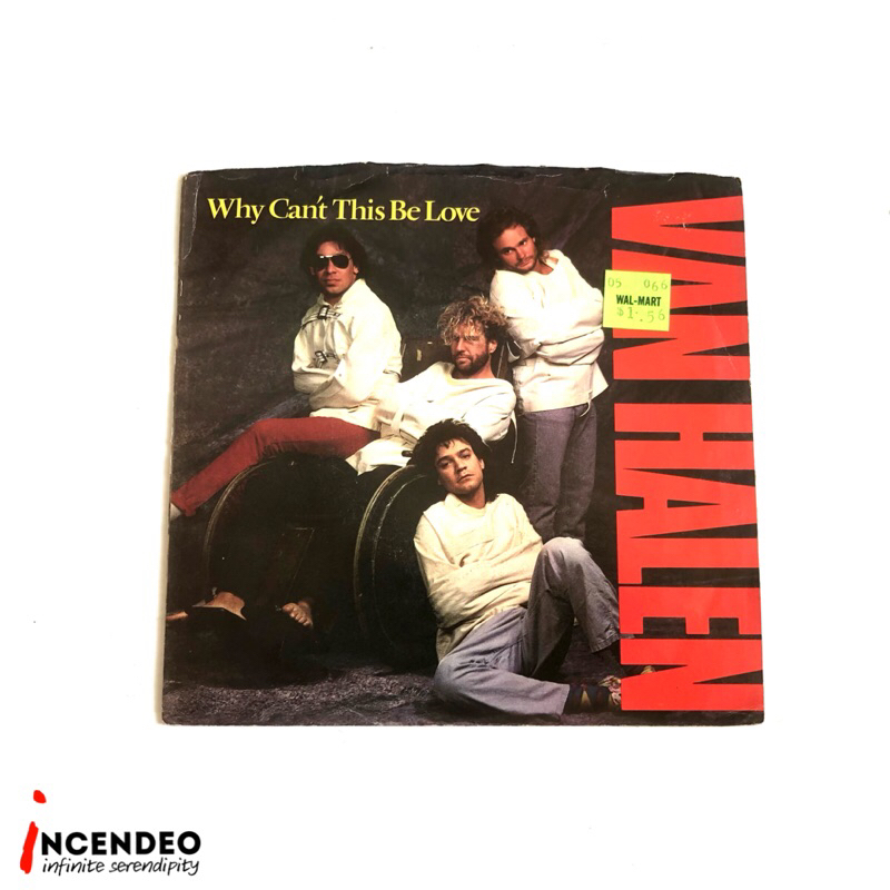 Retro Warner Bros Van Halen Why Can’t This Be Love 45RPM Vinyl Record ...