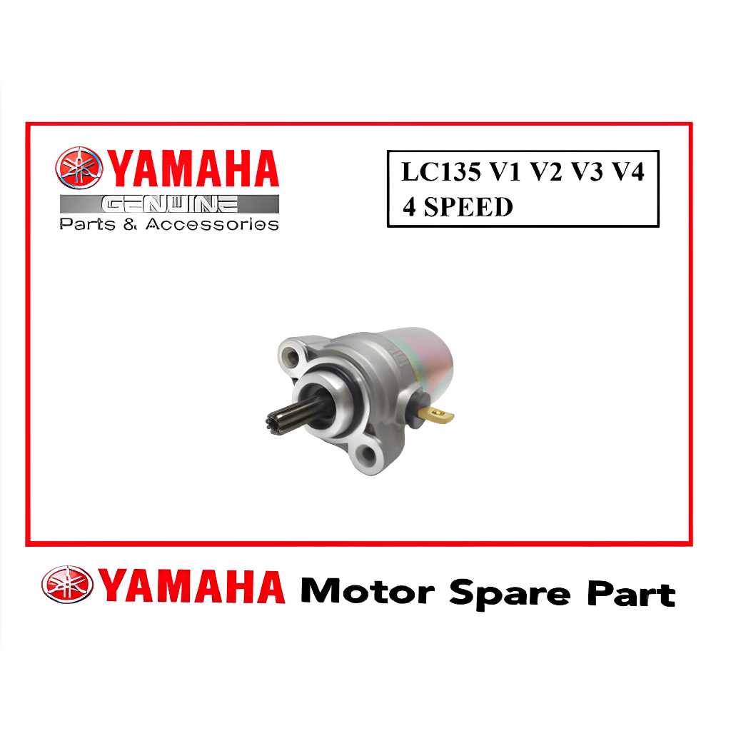 YAMAHA LC135 STARTER MOTOR ASSY V1 V2 V3 V4 4SPEED 4 SPEED 4S STARTOR MOTOR ASSY YAMAHA | Shopee ...