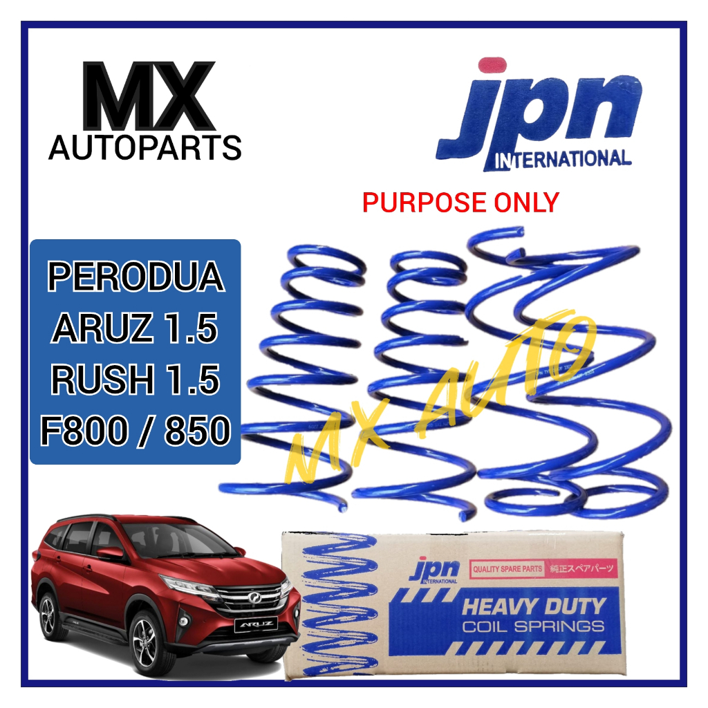 JPN INTERNATIONAL HEAVY DUTY COIL SPRING TOYOTA RUSH PERODUA ARUZ 1.5 ...