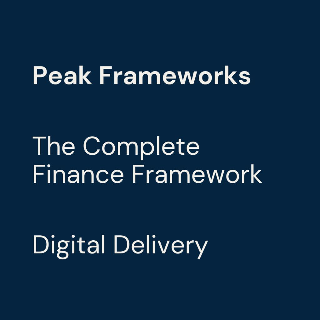 Peak Frameworks - The Complete Finance Framework | Shopee Malaysia