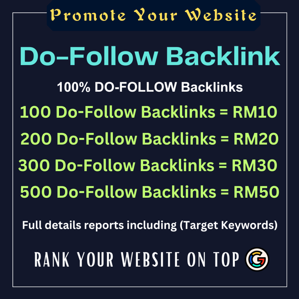 Do-Follow Backlink | 100% DO-FOLLOW backlinks | Rank your Website in ...