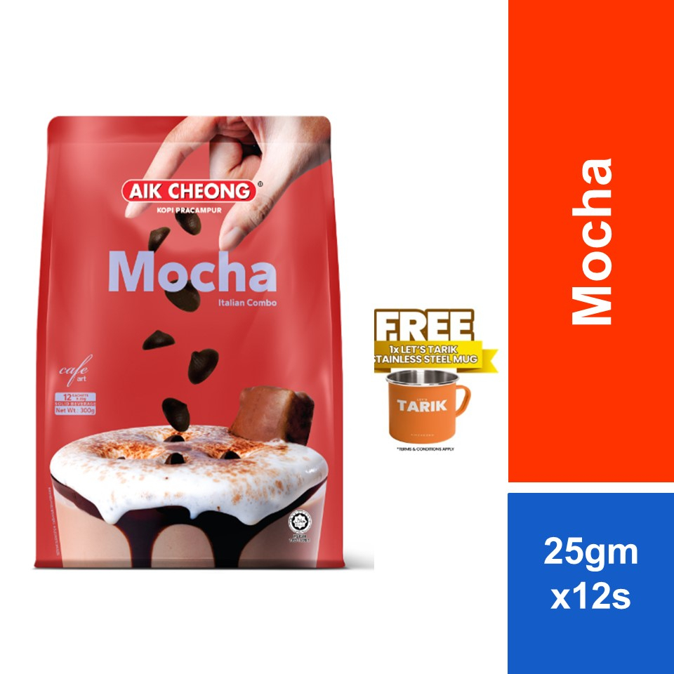 Aik Cheong 3 In 1 Mocha 25g x 12s | Shopee Malaysia