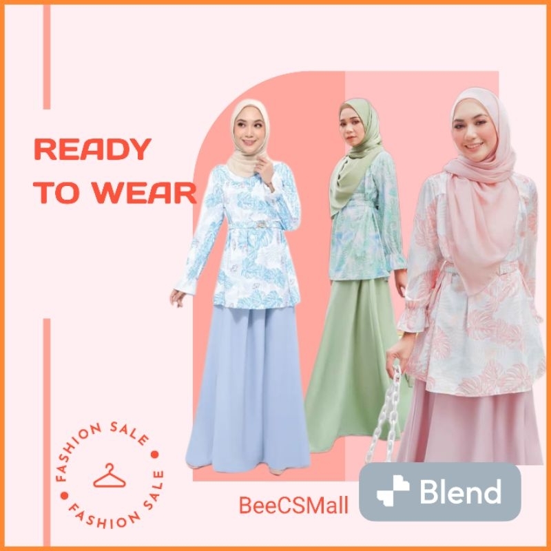 Baju Raya 2025 | Set blouse & skirt | Matching blouse & top combo ...