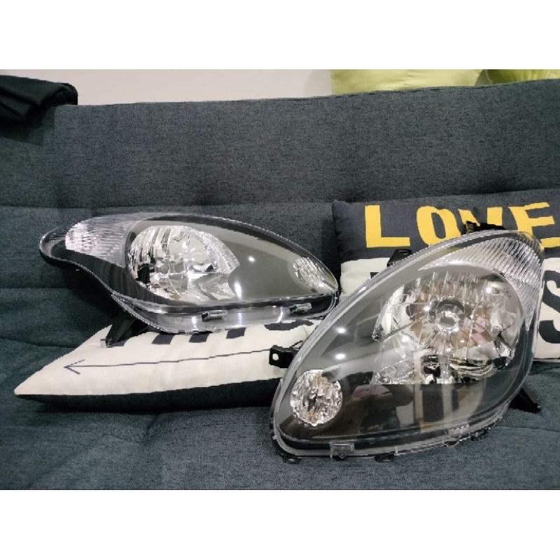 MYVI 05-10 SE08 SMOKE HEADLAMP - L+R ORIGINAL TYC THAILAND (FULL SET ...