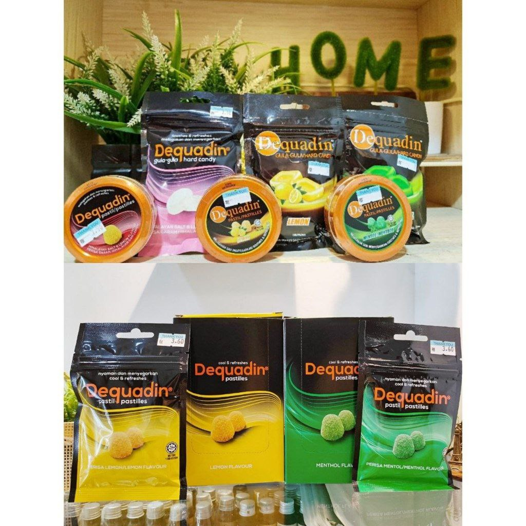 Dequadin Pastilles 25g/50g Menthol/Lemon/Salt & Lemon-/Hand Candy ...