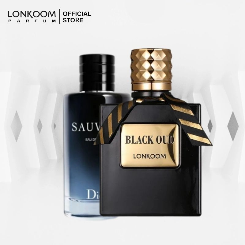 [Raya Exclusive] LONKOOM Perfume BLACK/ROSE OUD for men/women (100ml ...