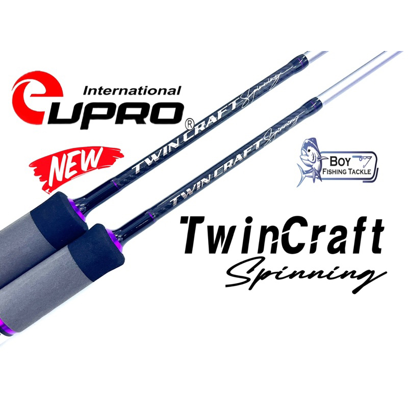 23 NEW EUPRO TWINCRAFT SPINNING ROD TWIN CRAFT FISHING ROD | Shopee ...