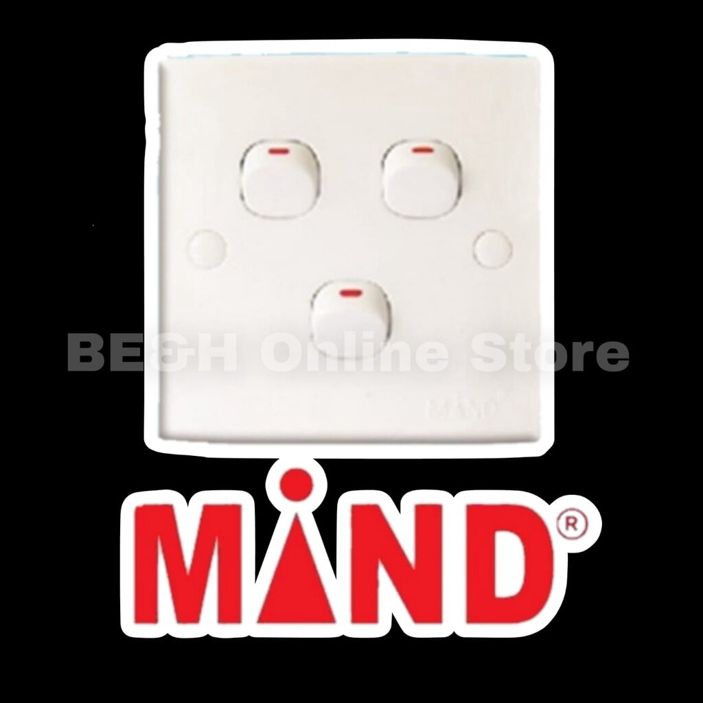 Mind Switch Socket 13A 15A 1G1W 2G1W 3G1W 4G1W 5G1W HEATER AIRCOND ...