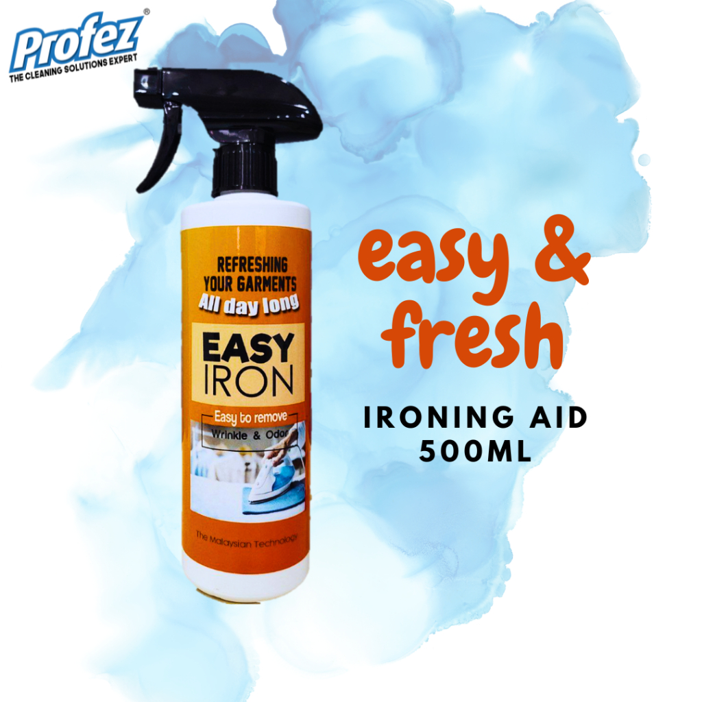 Easy Iron Spray / Spray Iron Baju / Iron Aid / Spray Gosok Baju 500ml ...