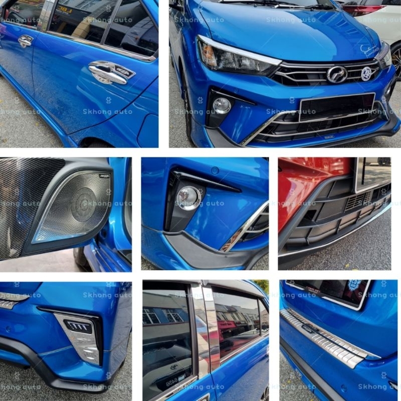 Perodua bezza 2020-2025 chrome front bumper garnish car accessories ...