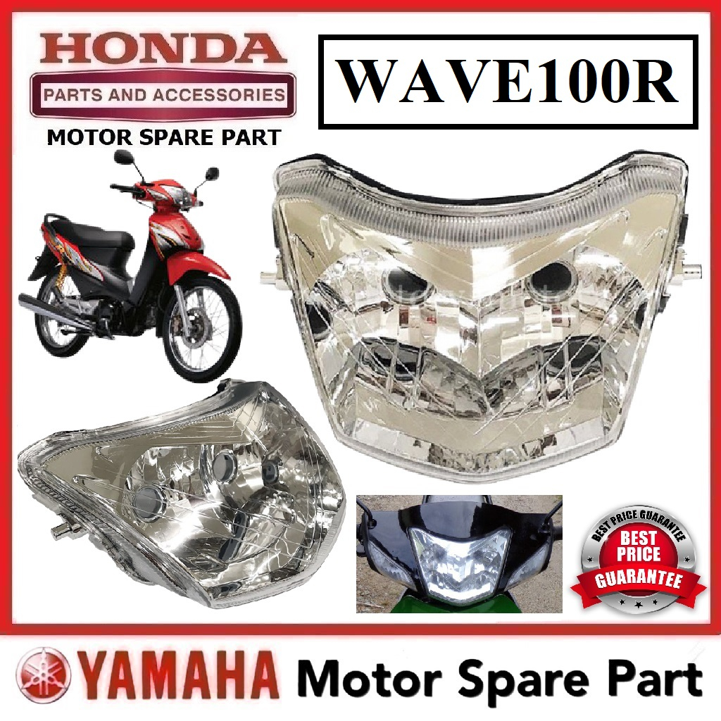 HONDA WAVE100R HEAD LAMP 0 HEADLAMP HEADLIGHT HEAD LIGHT LAMPU DEPAN ...