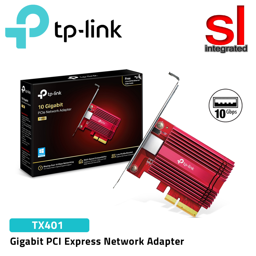 TP-Link [ TX401 ] 10 Gigabit PCI Express Network Adapter | Shopee Malaysia