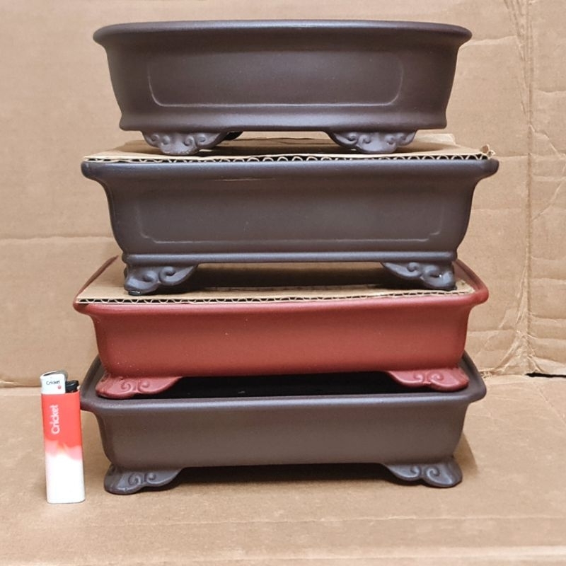 bonsai pot gaya klasik 03 美丽的盆景花盆 pasu bonsai cantik dan murah | Shopee ...