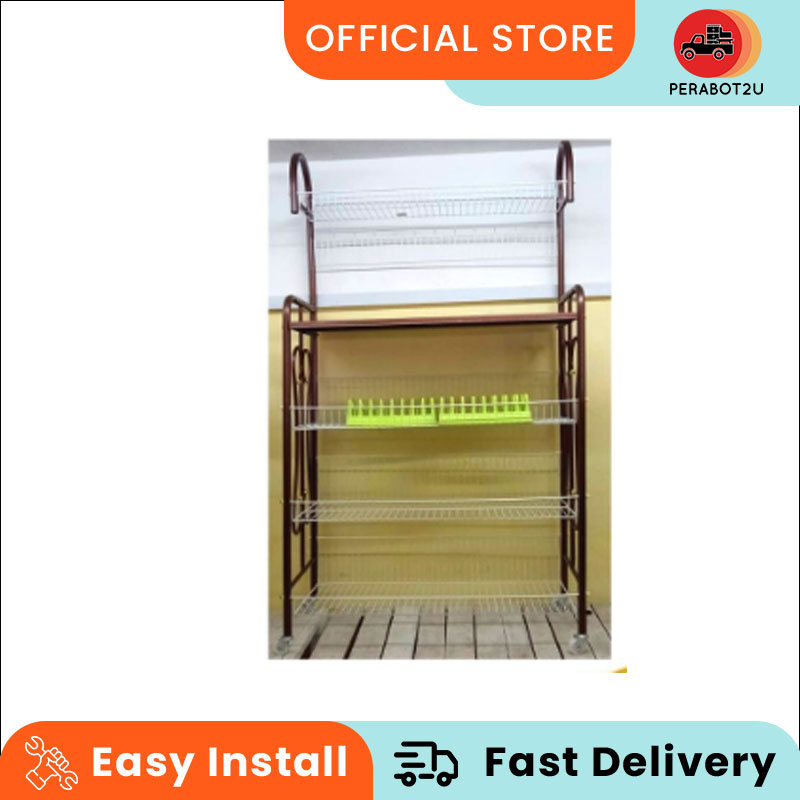 P2U 3V Rak Pinggan Besar/Rak Pinggan/Dish Rack/Kitchen Rack/Multi ...