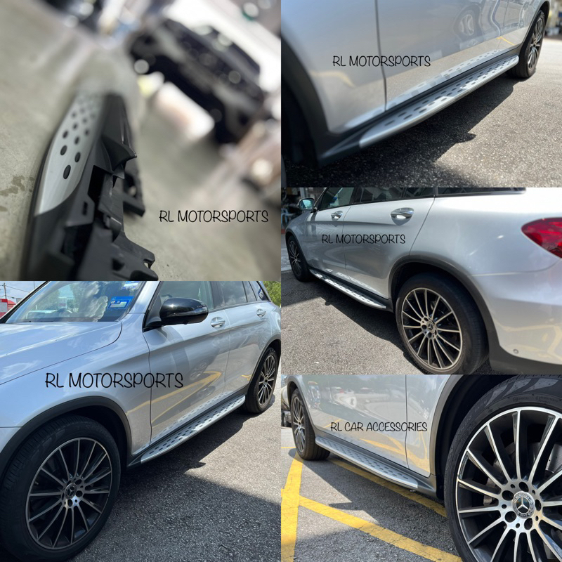 Mercedes Benz X253 W253 GLC GLC43 GLC63 foot door side step running ...
