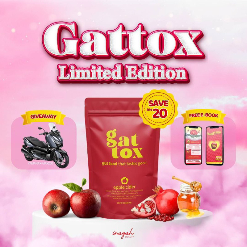 READYSTOCK GUTTOX BY INAYAH BEAUTY FAT BURNER UBAT KURUS GUTOX SLIMMING ...