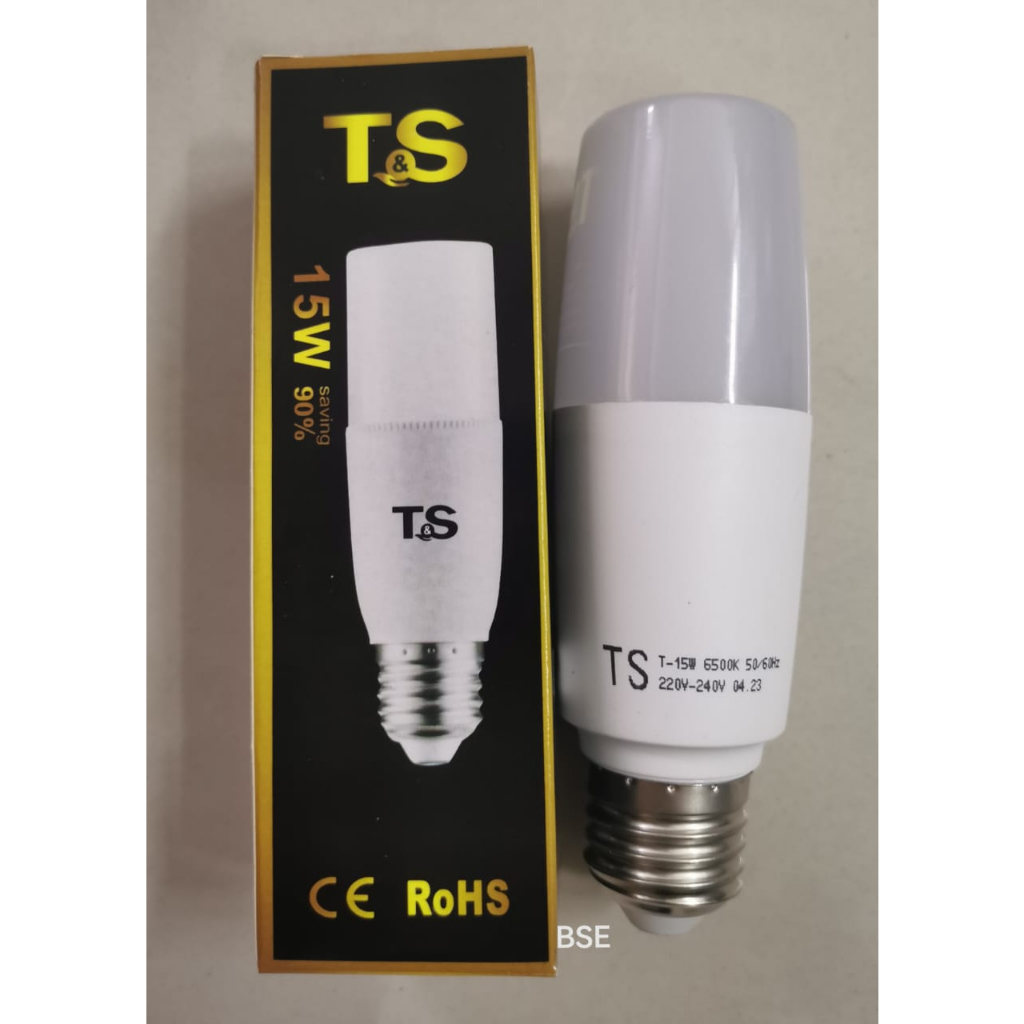 T&S LED STICK BULB 15W / 10W WHITE E27 DAYLIGHT (WHITE) / Aletko DEN ...