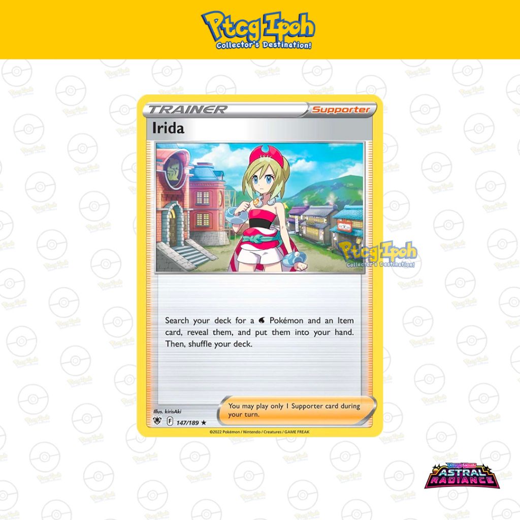 [Pokémon TCG] Astral Radiance: Irida - 147/189 - Rare | Shopee Malaysia