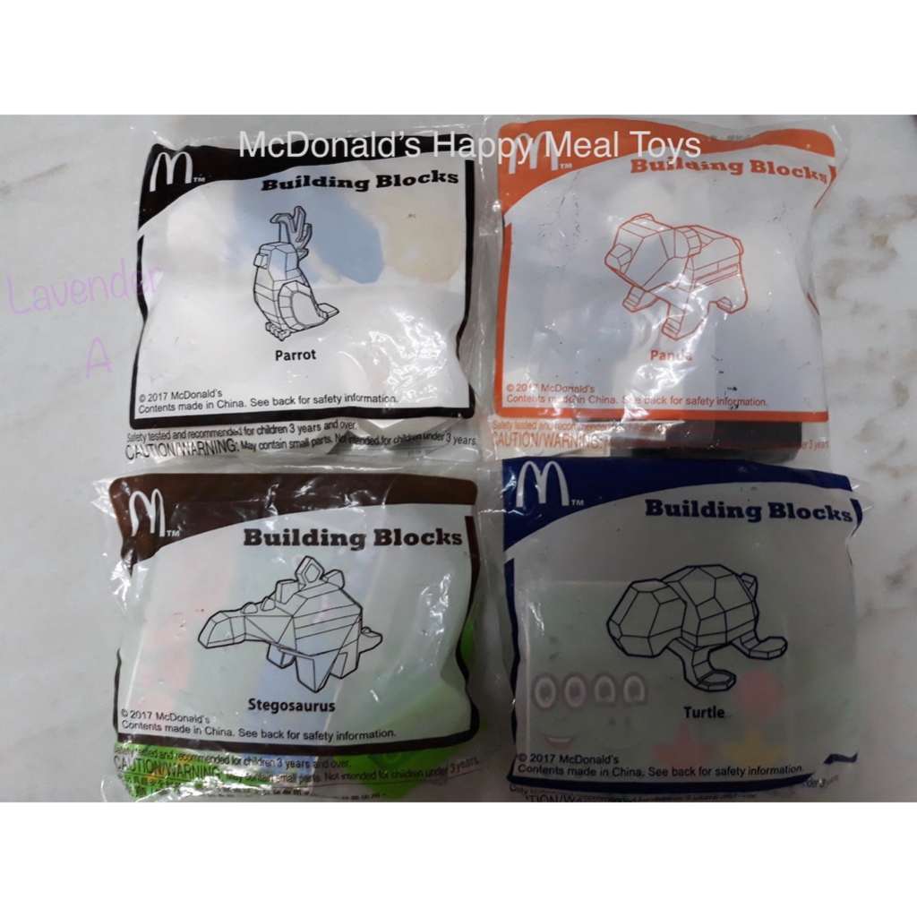 McDonald's Happy Meal Toys ~ Building Blocks ~ Preloved Toys ( Ready ...